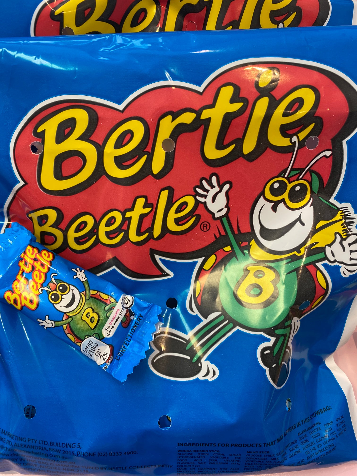 Bertie Beetle Showbag includes 10 chocolates – Inverloch Lolly Shop ...
