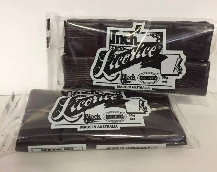 Licorice Block x2 - Old Fashioned Licorice Squares – Inverloch Lolly ...